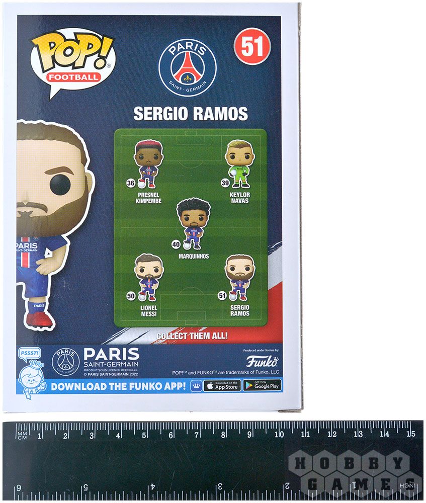 Фигурка Funko POP! Football. Paris Saint-Germain: Sergio Ramos 51