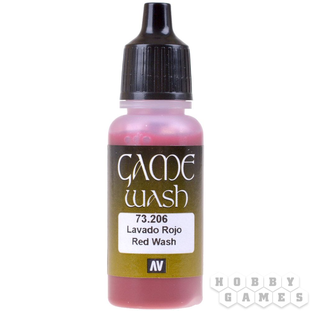 Краска Vallejo Game Wash: Red Wash 73.206 | Купить настольную игру в ...