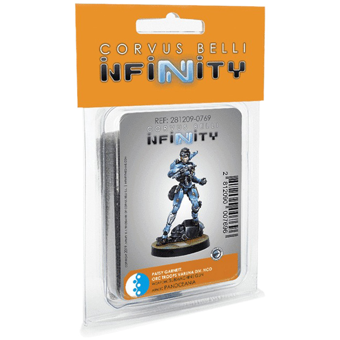 Infinity. Patsy Garnett, Orc Troops Varuna Div. NCO (Submachine Gun ...