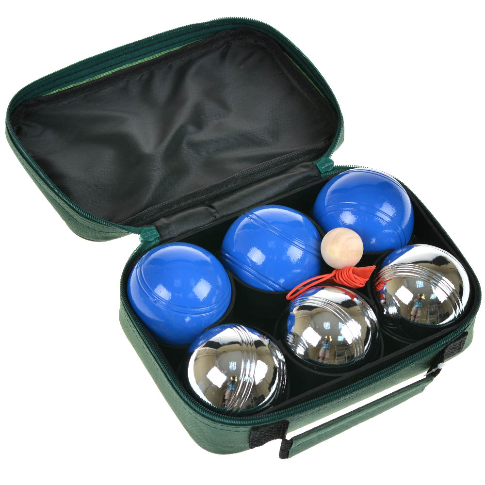 Спортивная игра 'Петанк', 6 шаров (3 серебряных, 3 синих) | Купить ...