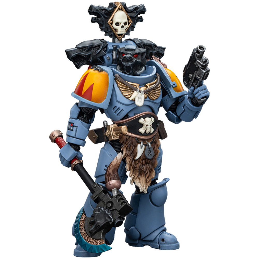 Фигурка JoyToy. Warhammer 40,000: Space Wolves. Claw Pack Brother Olaf ...