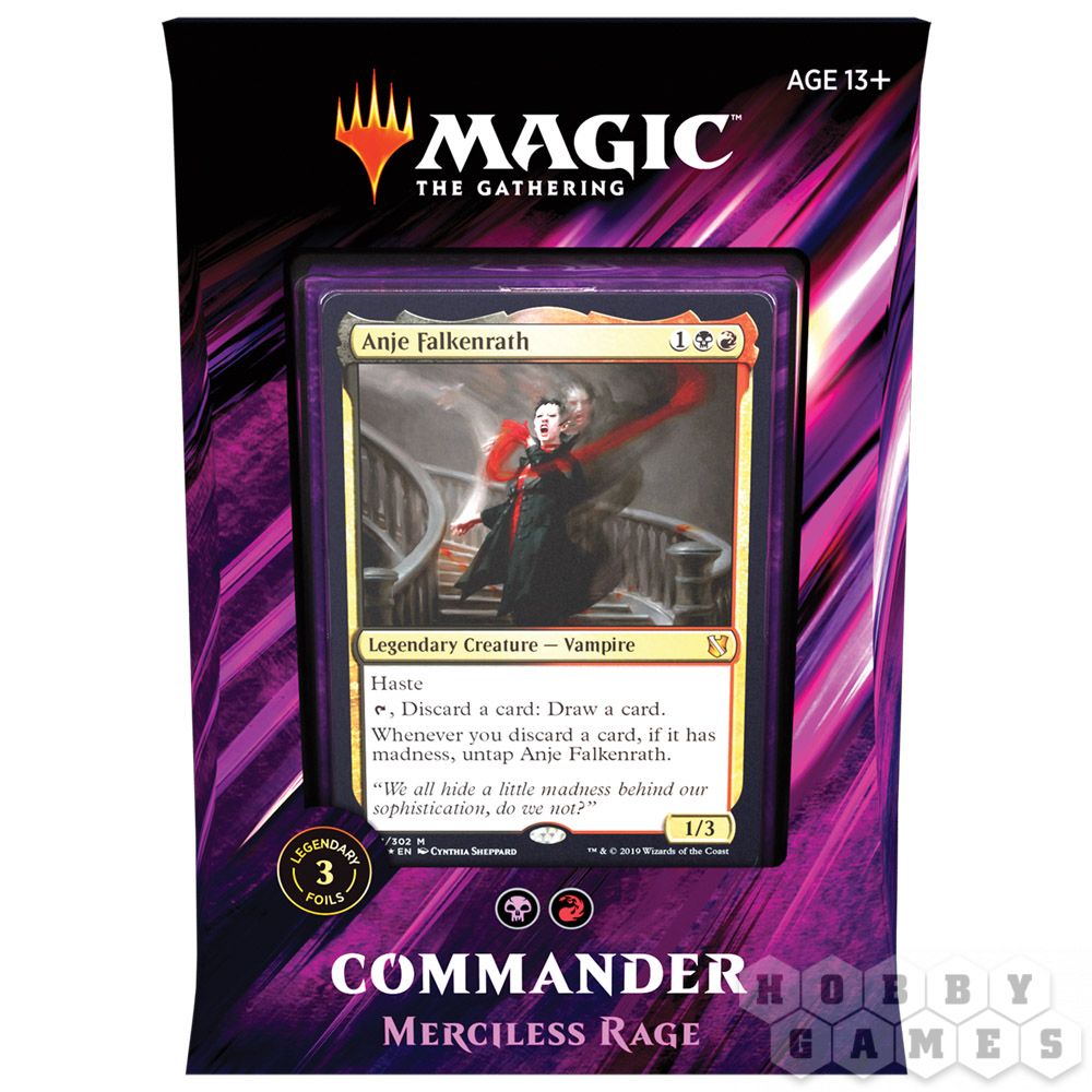 Magic. Commander 2019: Merciless Rage - на английском языке