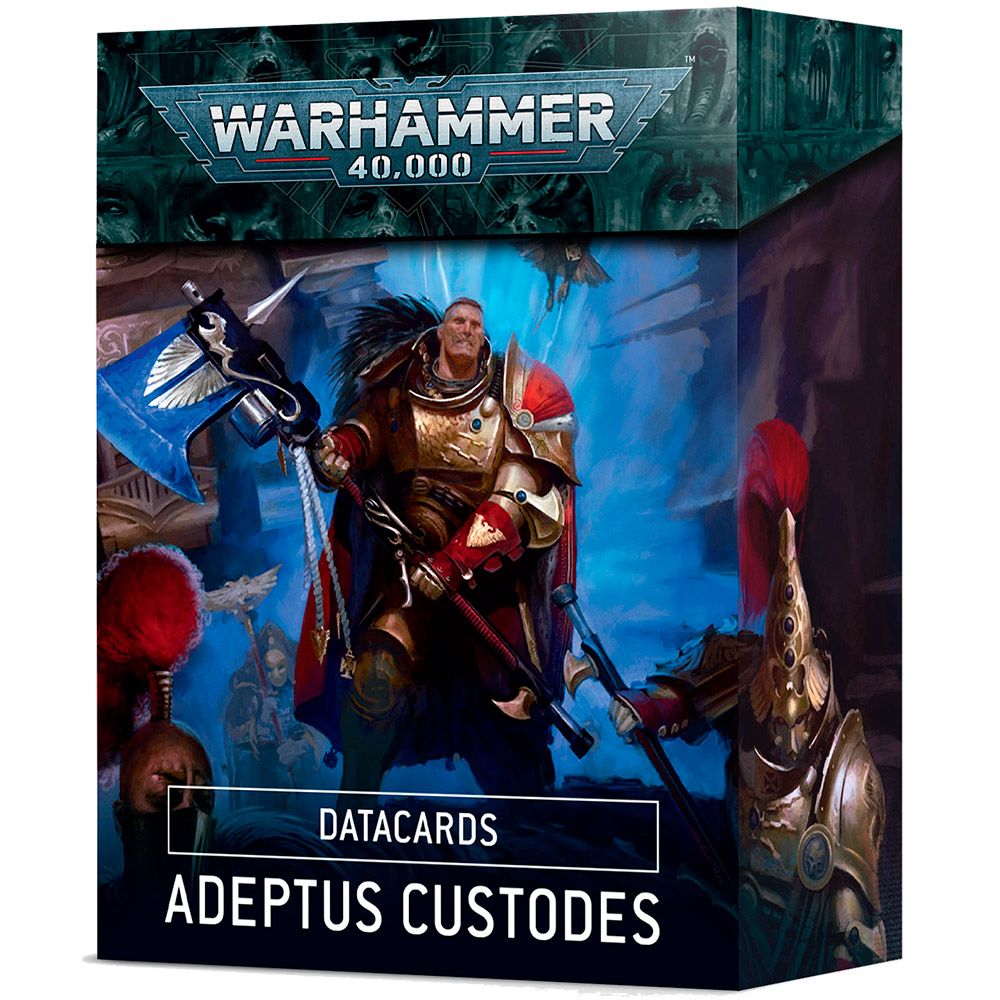 Datacards: Adeptus Custodes | Купить настольную игру Datacards: Adeptus ...