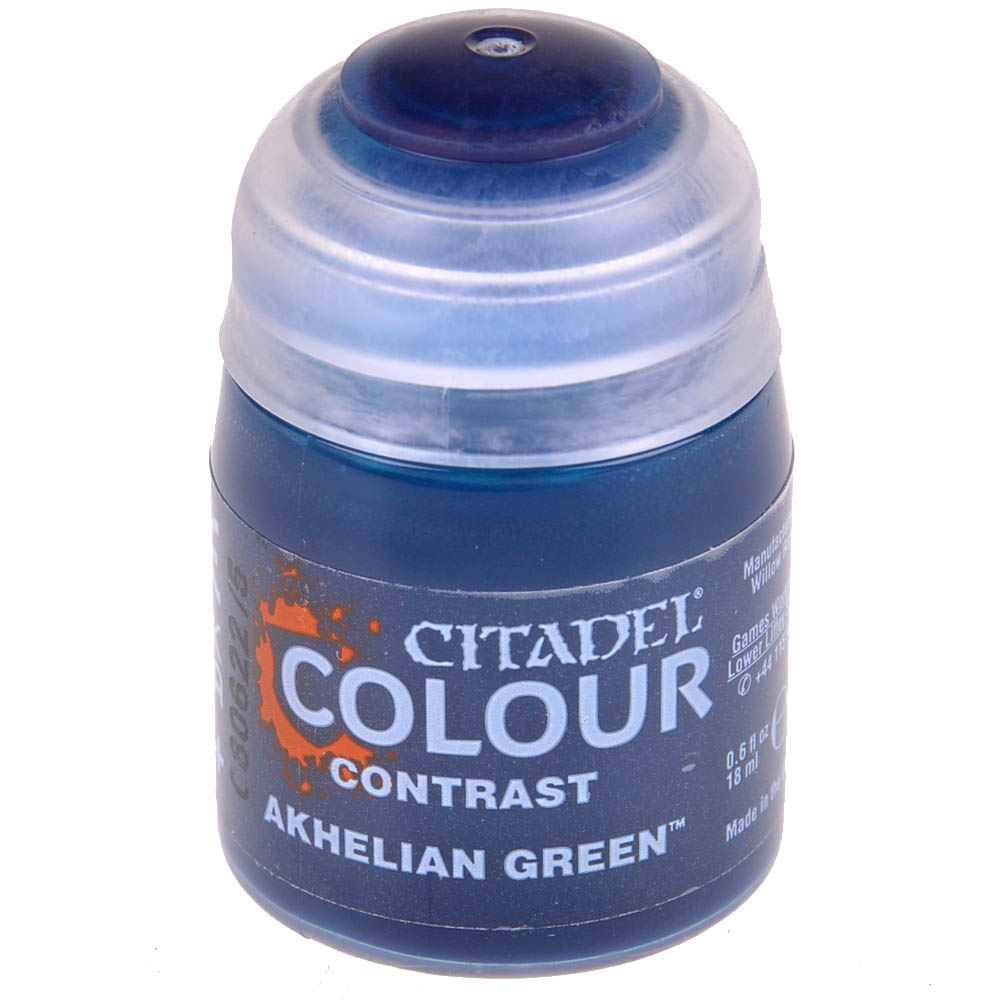 Краска Contrast: Akhelian Green (18 мл) (2022) | Купить настольную игру ...