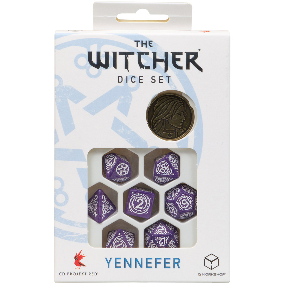 Набор кубиков The Witcher Dice Set: Yennefer – Lilac and Gooseberries ...