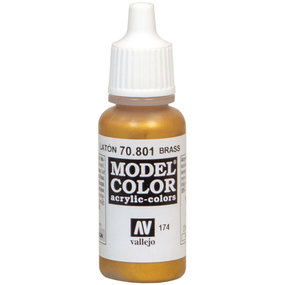 Краска Vallejo Model Color: Brass 70.801