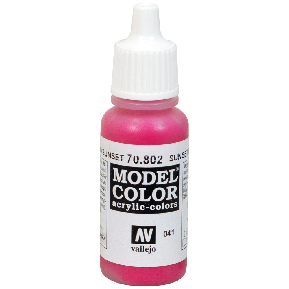 Краска Vallejo Model Color: Sunset Red 70.802 | Купить настольную игру ...