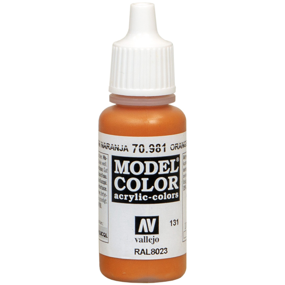 Краска Vallejo Model Color: Orange Brown 70.981