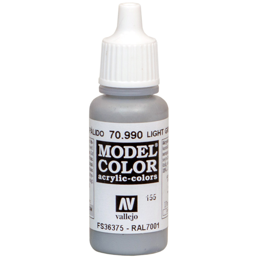 Краска Vallejo Model Color: Light Grey 70.990 | Купить настольную игру ...